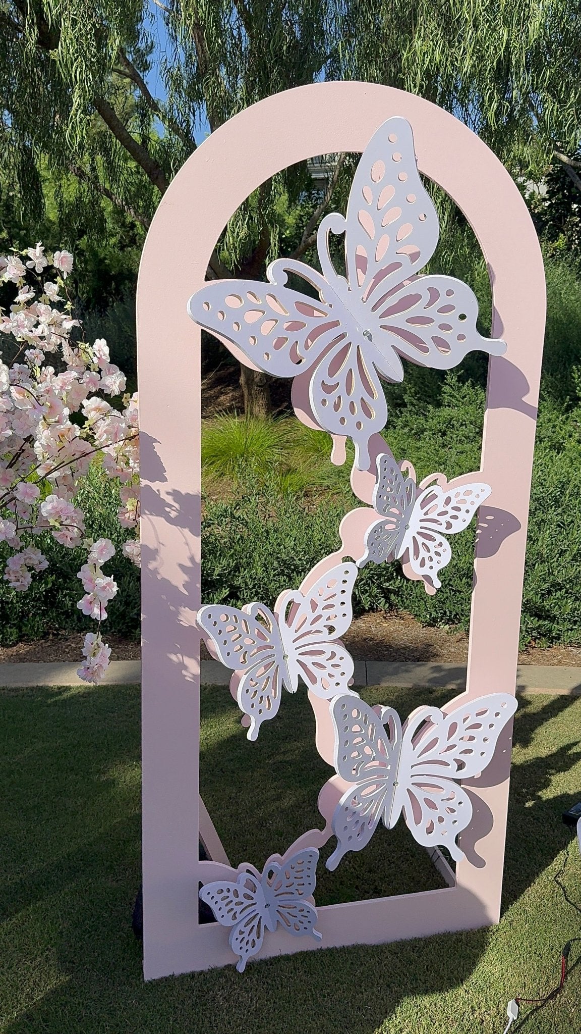 Butterfly Backdrop – Custom Prop Rentals