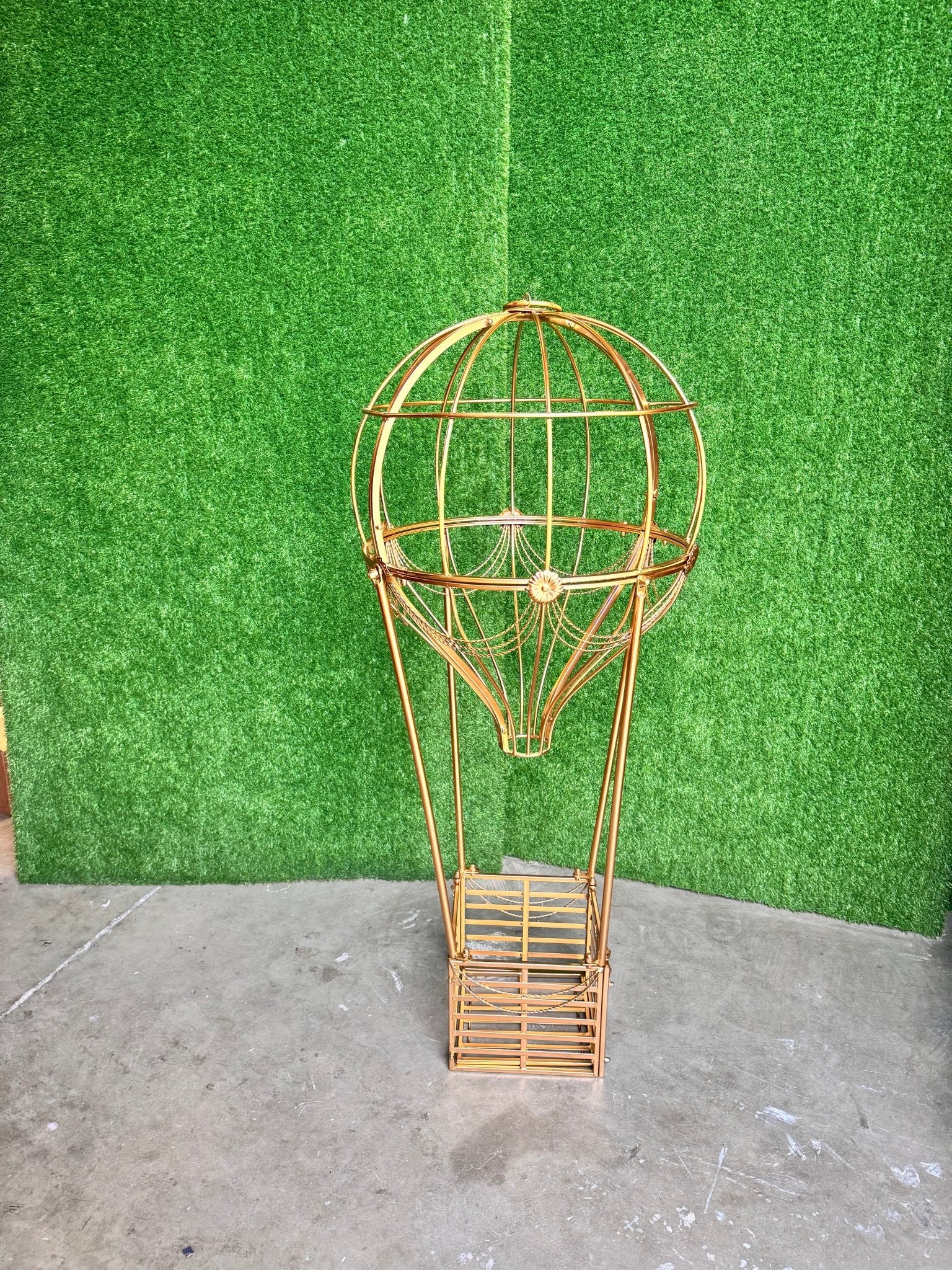 Hot Air Balloon Gold 5ft – Custom Prop Rentals